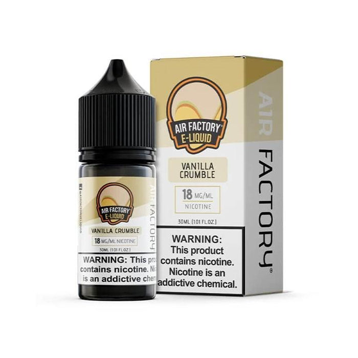 Air Factory Salt Vanilla Crumble eJuice — eJuiceDirect